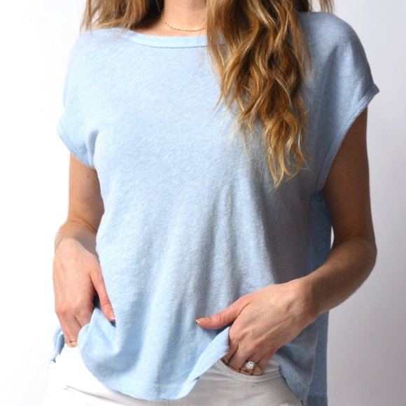CHRISTINA LEHR | Tops | Christina Lehr Pony Cotton Tee In Light Blue ...